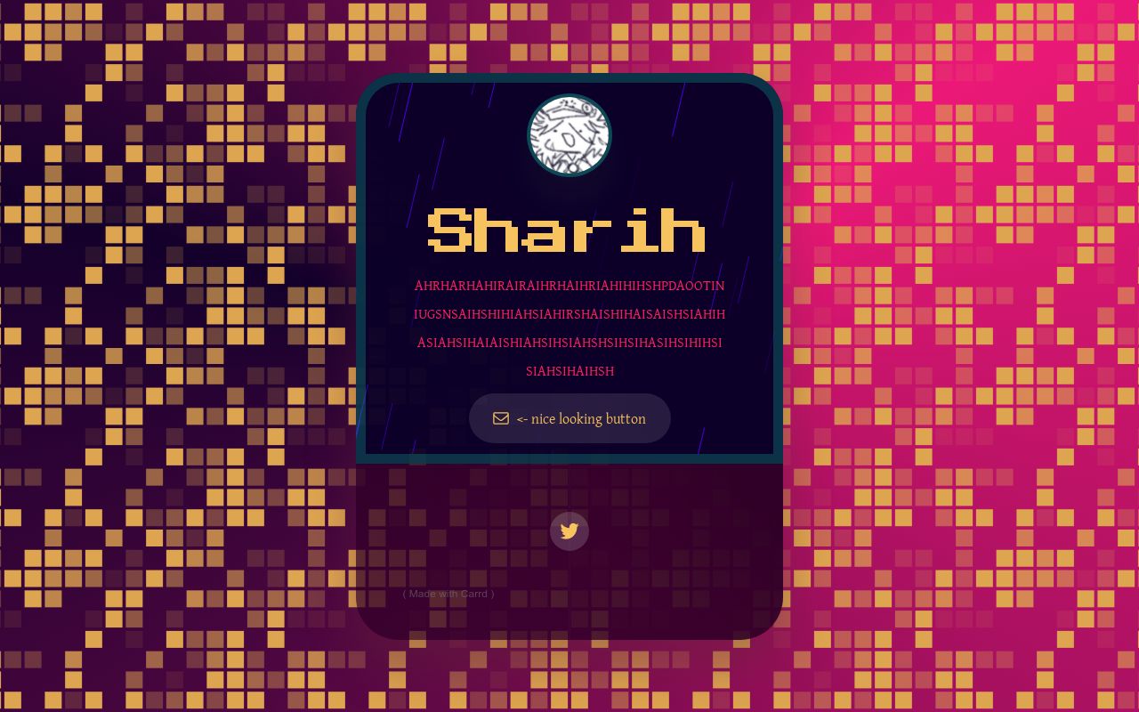 Sharih's card